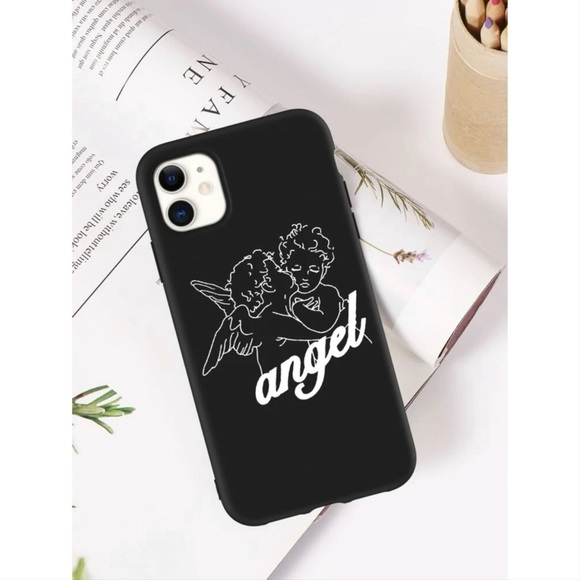 SHEIN | Accessories | Black Angels Kissing Iphone 2 Pro Max Case | Poshmark